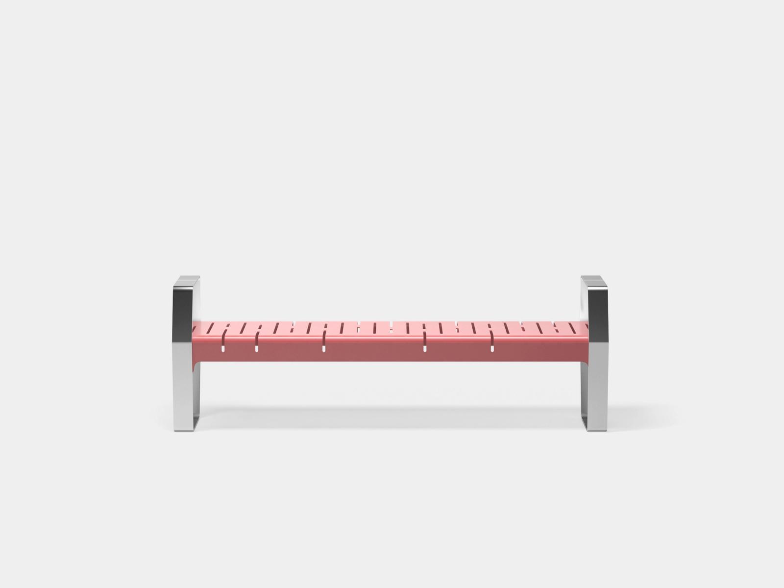 Metal Backless Bench | Green Theory