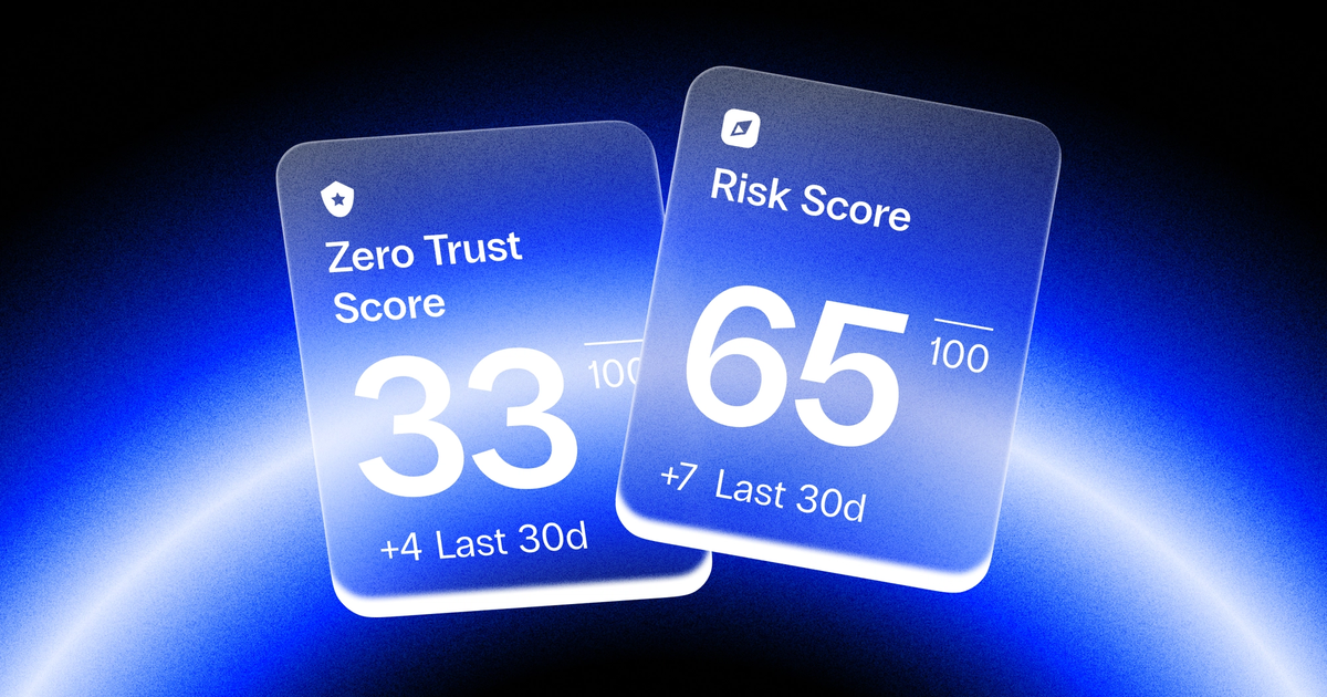 Why We Built Two Scores: Introducing Zero Trust Scoring for Non-Human ...