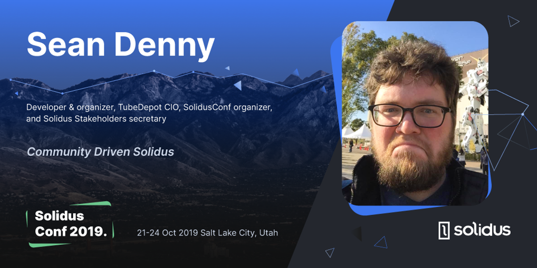SolidusConf 2019 Speaker Sean Denny | Solidus