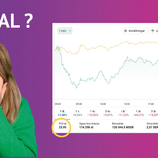 P/E-tal - hur fungerar det egentligen? | Aktiespararna
