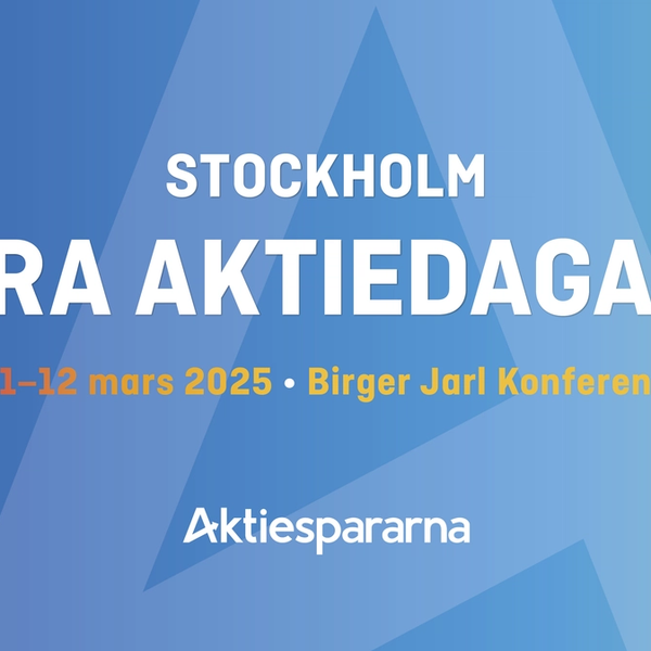 Följ Stora Aktiedagarna Live | Aktiespararna
