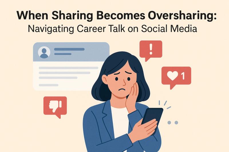 When Sharing Becomes Oversharing: Navigating Career Talk on Social Media