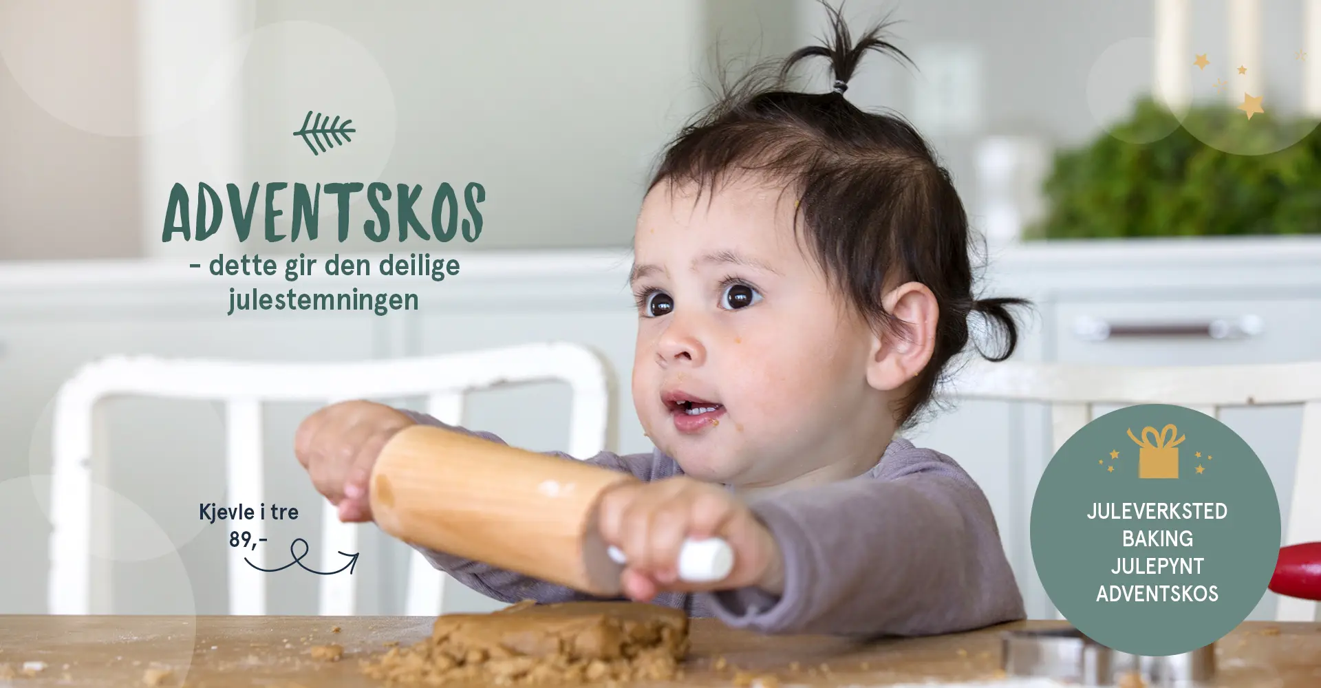 Sprell leker, baby og innredning