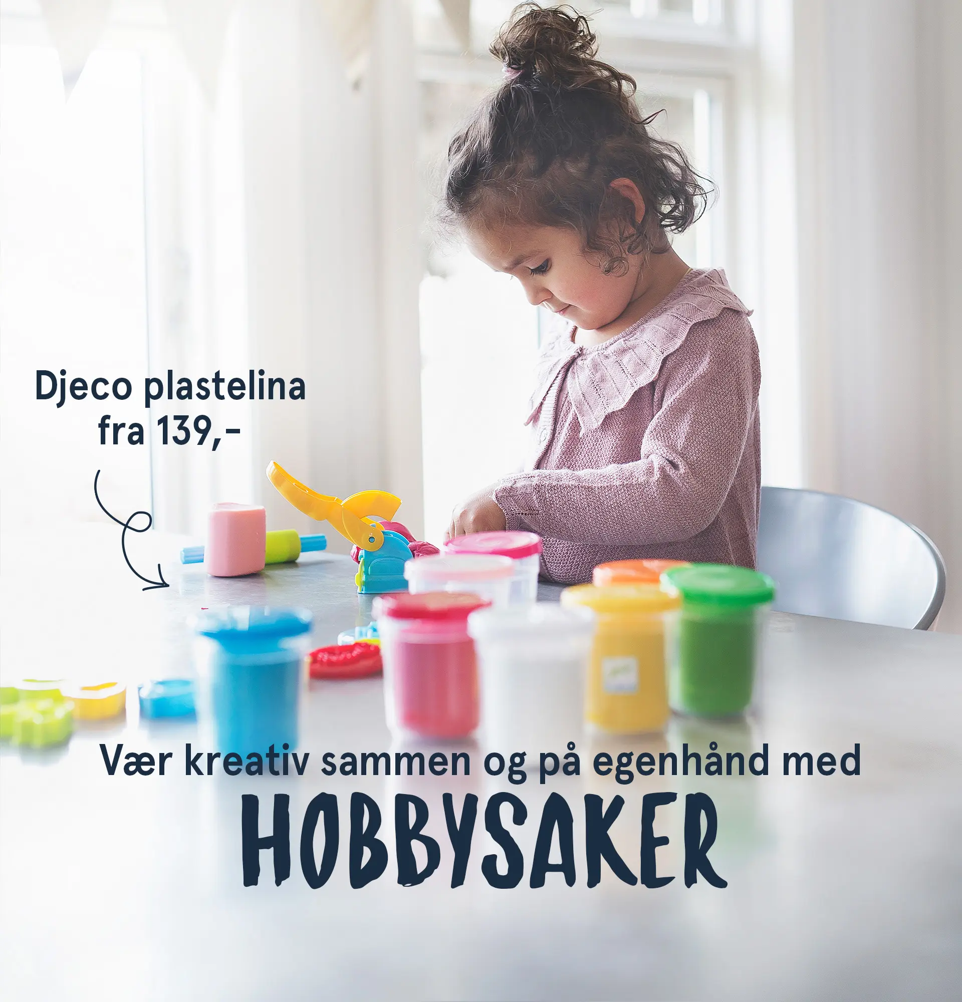 Sprell leker, baby og innredning