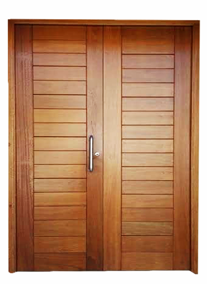 Double Solid TNG Mahogany Door – Premium Solid Hardwood Entry Door