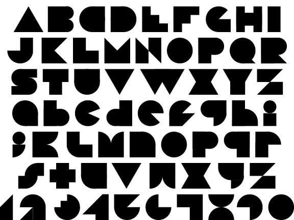 Razorblade typeface by Christopher Rouleau