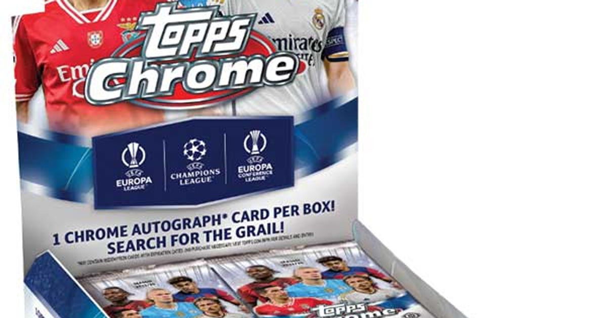 2023-24 Topps Chrome UEFA Club Competitions Soccer Cards Checklist ...
