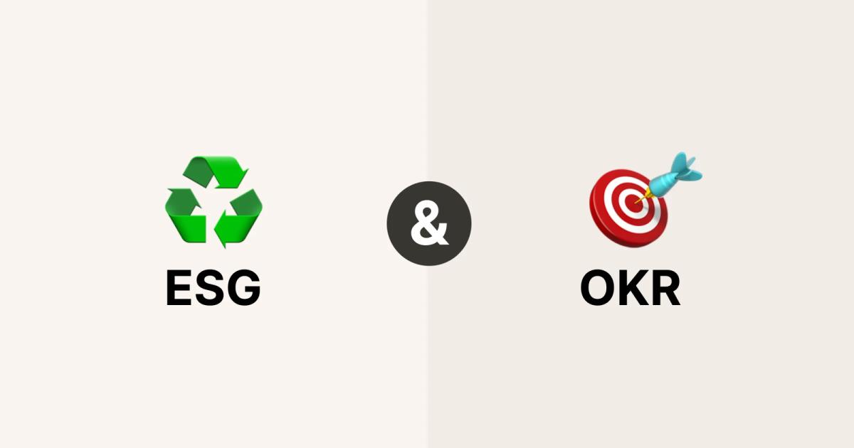 How to implement an ESG strategy with OKRs [2026 Guide]