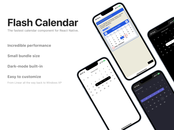 Build fast, flexible calendars with Flash Calendar