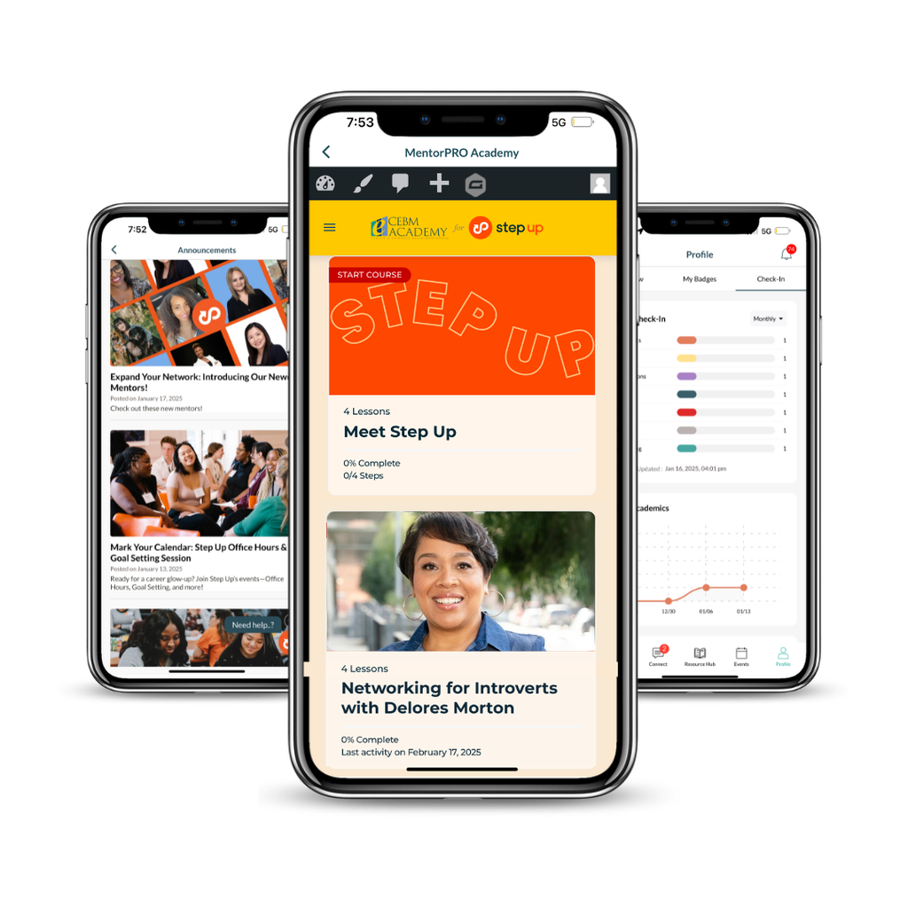 Step Up's Mentoring App — Step Up