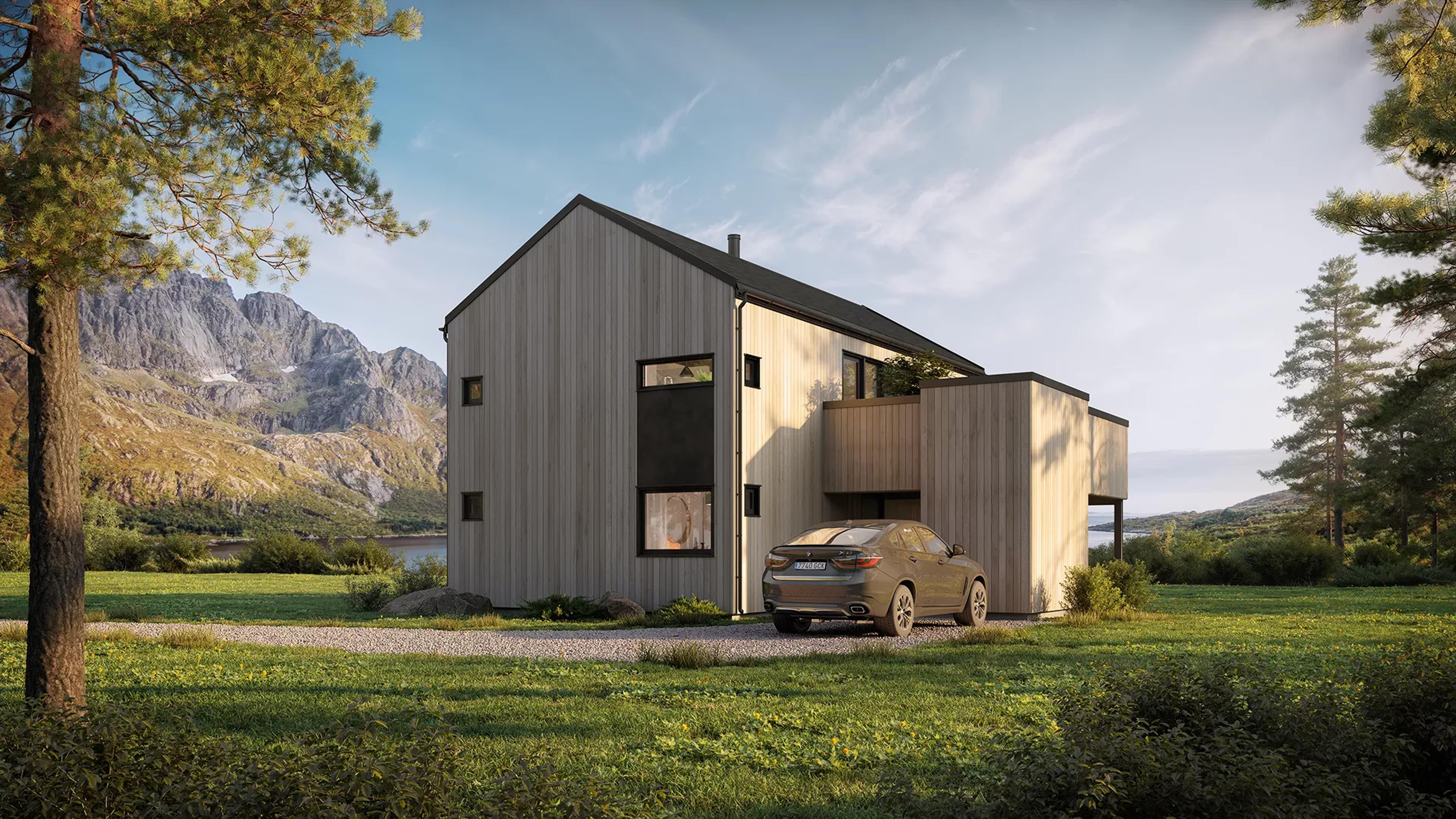 Bygge hus, funkishus, tomannsboliger og moderne hus | Systemhus