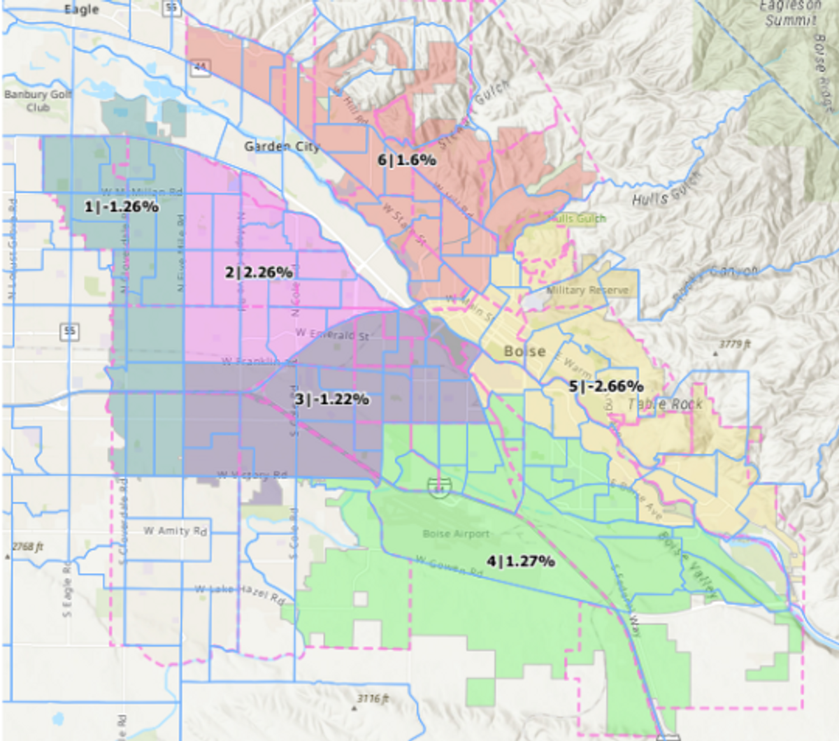 Local Civics: The New City Council Map - City Cast Boise