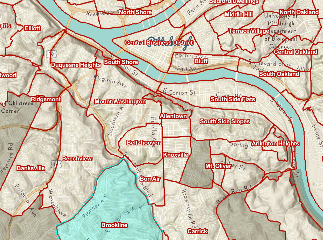 What to do in Brookline Pittsburgh Pennsylvania - City Cast Pittsburgh