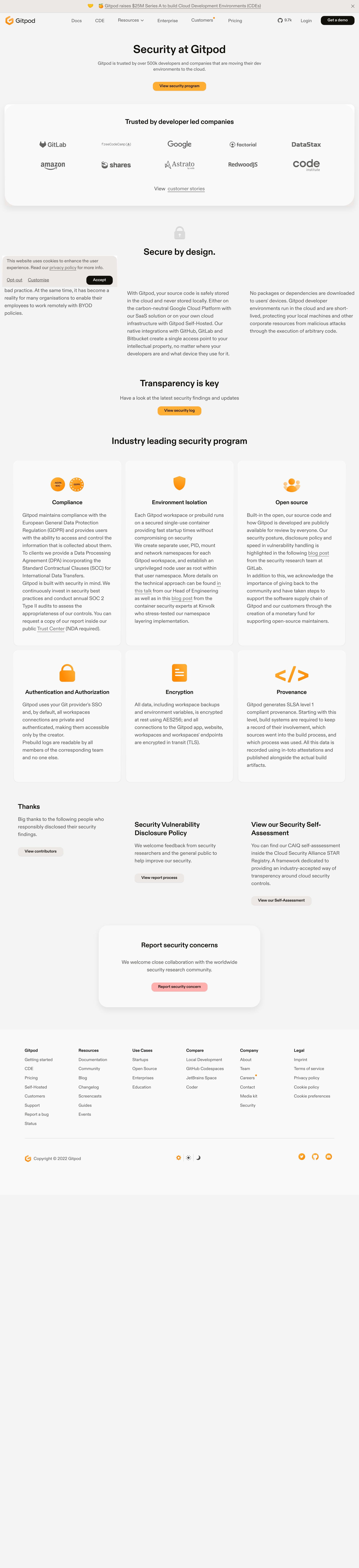 Gitpod Web Design Inspiration — Web3inspiration