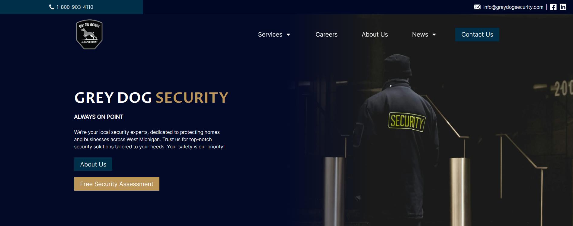 Grey Dog Security in West Michigan Areas - Always On Point