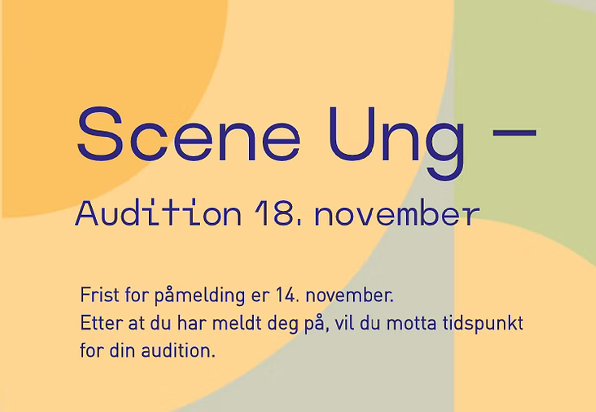 Scene UNG holder audition 18. november