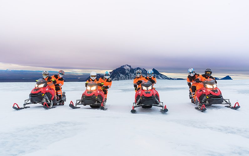 Best glacier snowmobiling tour in Iceland