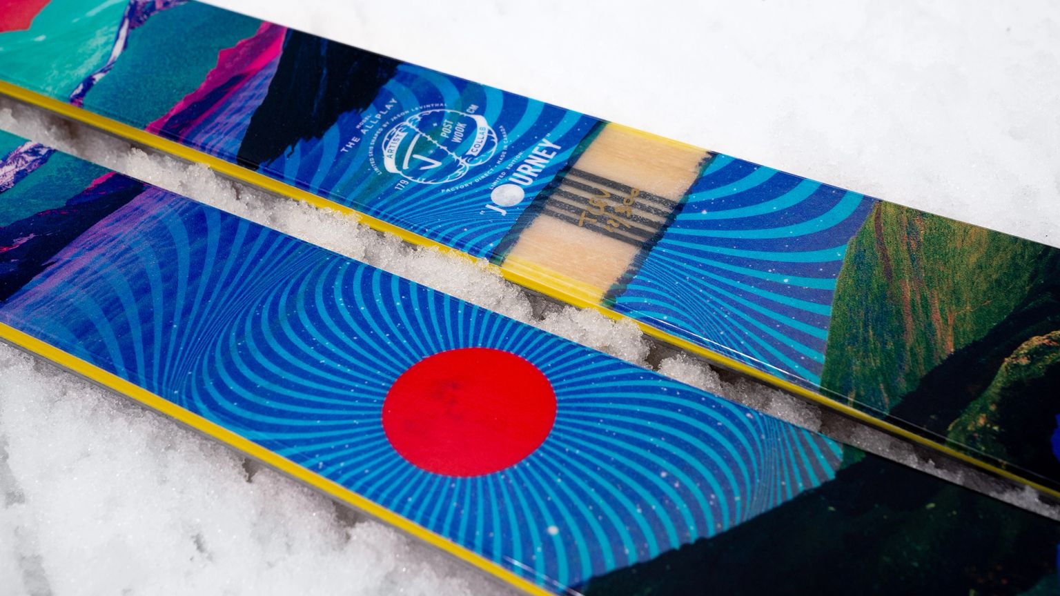The Allplay "JOURNEY" Post Wook x J Collab Limited Edition Ski · J skis ...