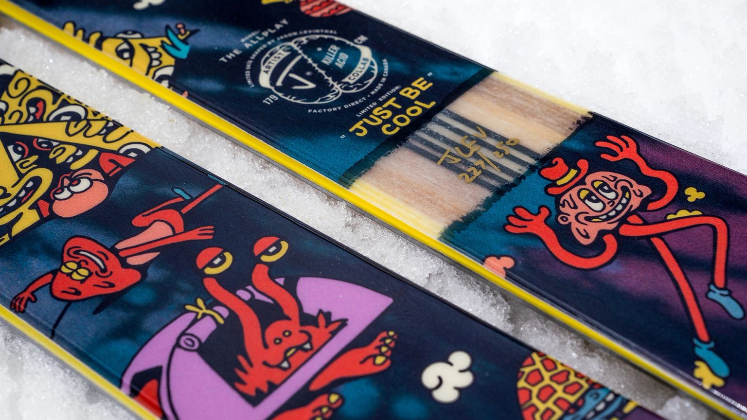 The Allplay "JUST BE COOL" Killer Acid x J Collab Limited Edition Ski ...