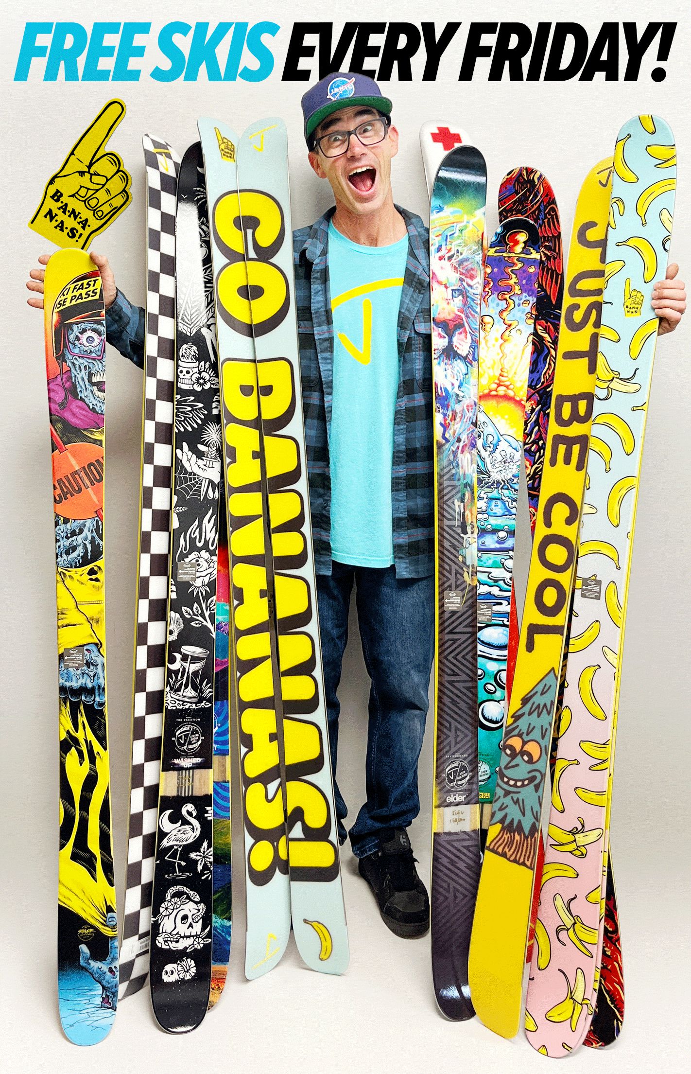 Free Skis Fridays! · J skis • Limited Edition skis designed by Jason ...