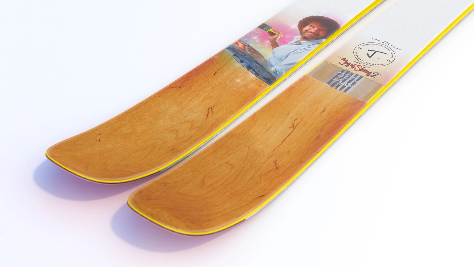 The Allplay "THE JOY OF SKIING 2" Bob Ross x J Collab Limited Edition ...