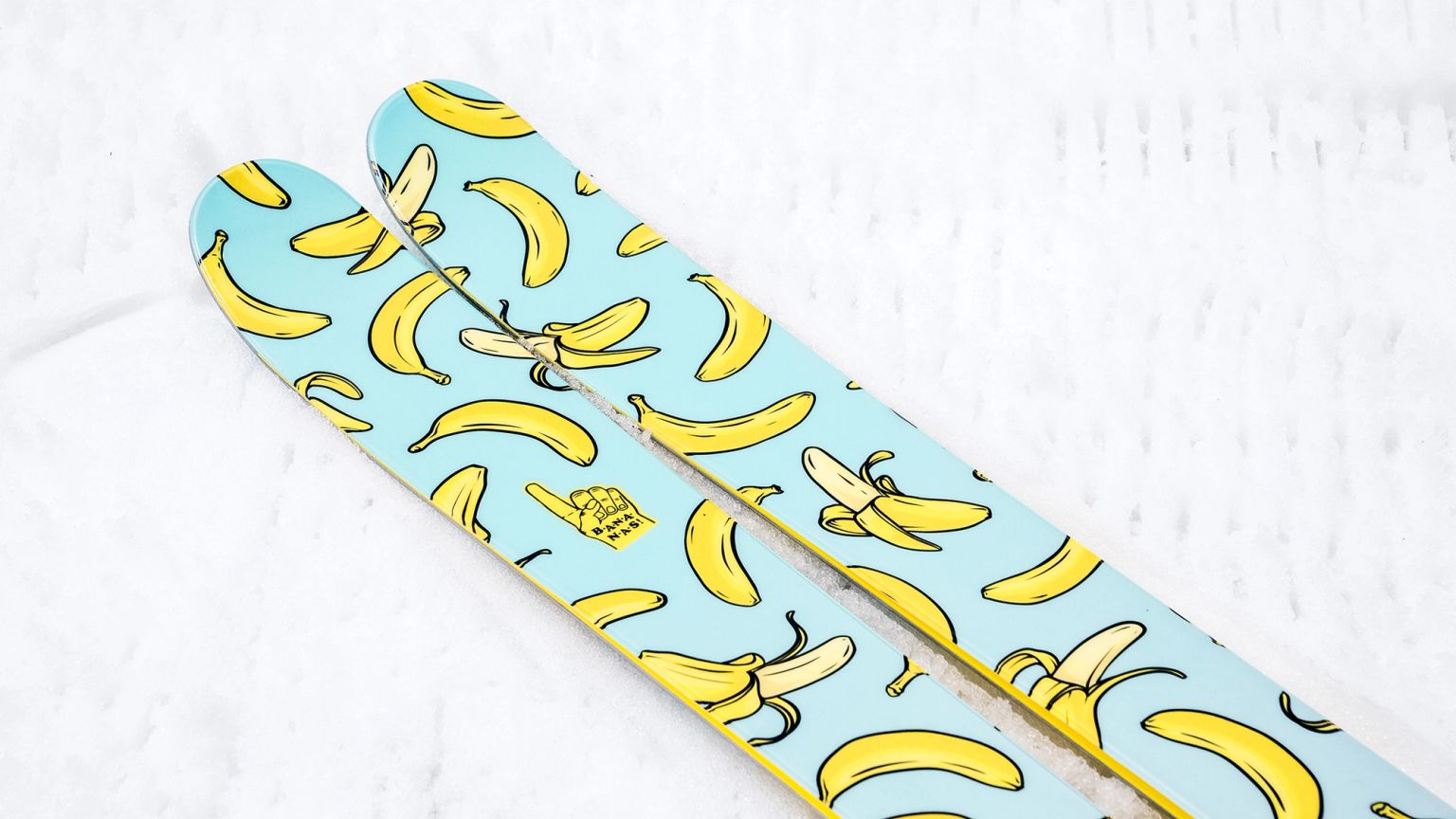 The Joyride "GO BANANAS" Limited Edition Ski · J skis • Limited Edition ...