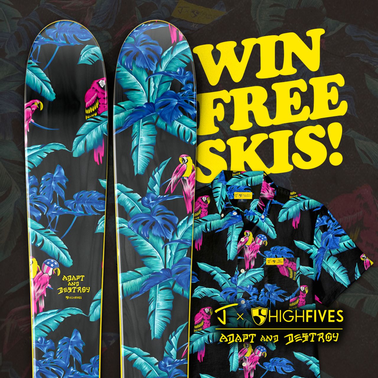 J Skis - Limited edition skis designed by Jason Levinthal – J skis