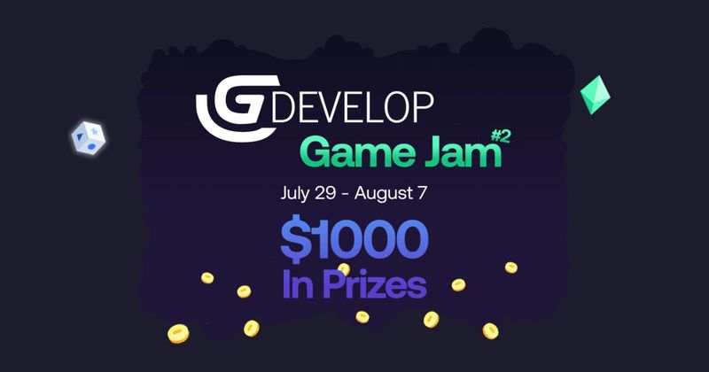 Join the GDevelop Game Jam #2! 10 Days To Create, $1000 in Prizes! | GDevelop