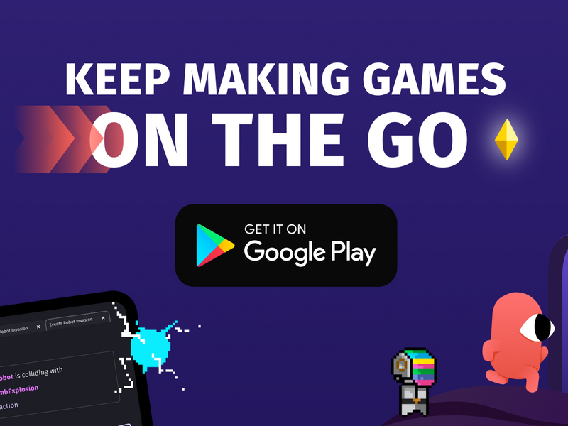 Gdevelop On Android The First No Code And Open Source Game Engine For Mobile Gdevelop