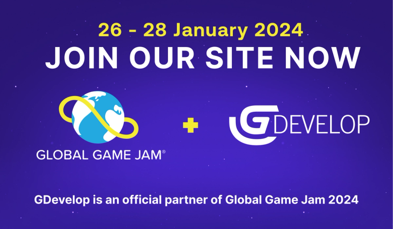 Join GDevelop's Global Game Jam 2024 Sites! | GDevelop