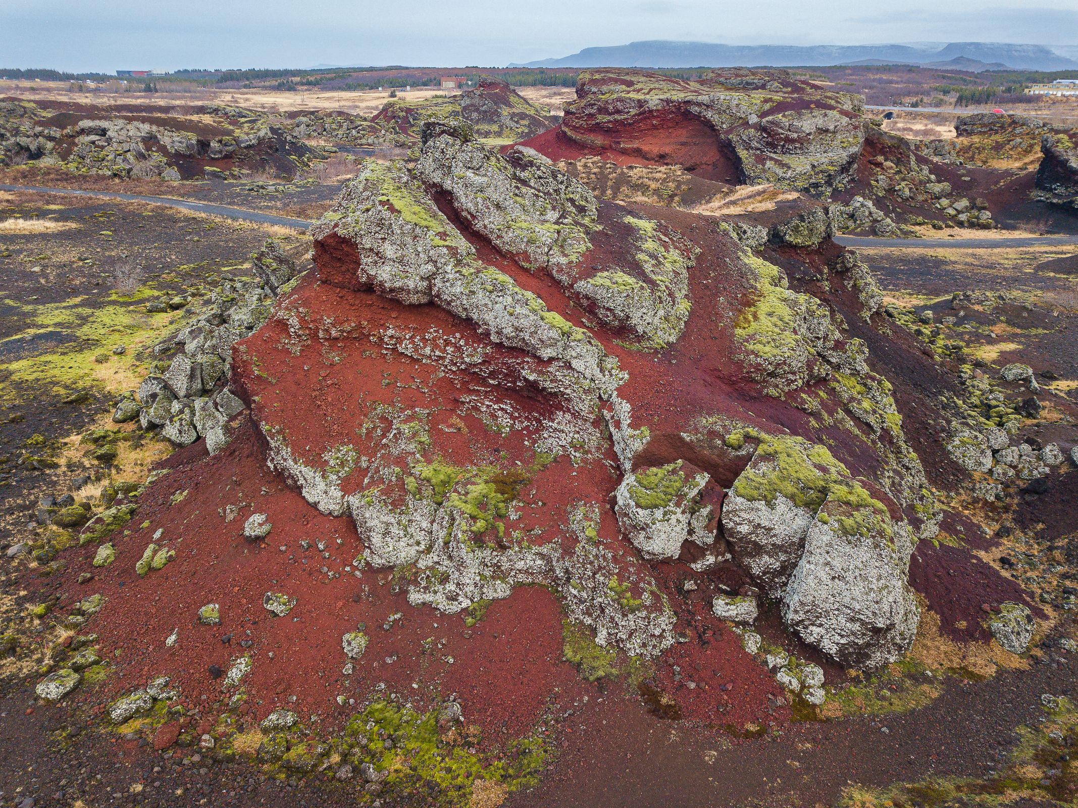 Exploring Rauðhólar: Iceland's Red Hills Near Reykjavík