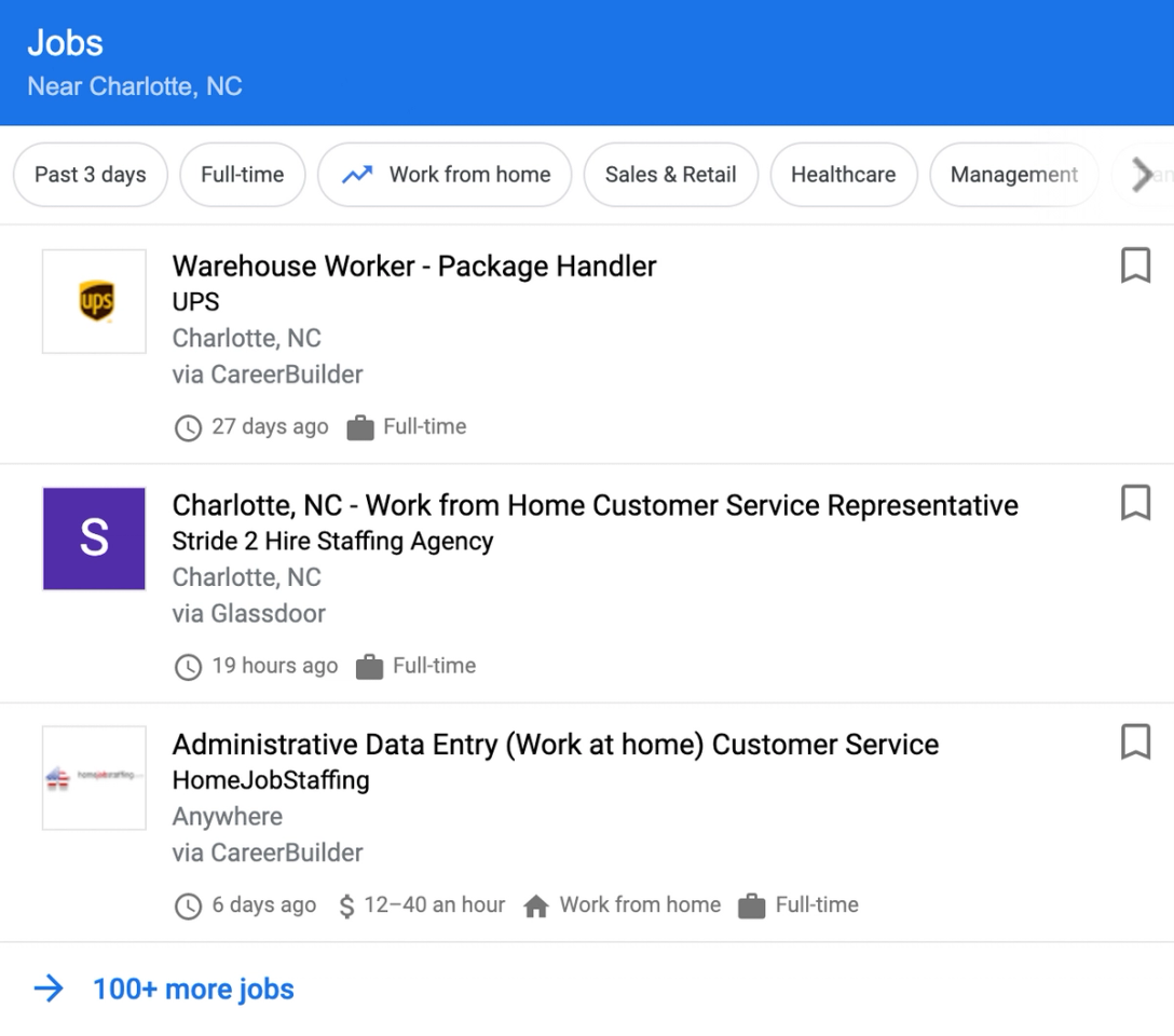 The Google Jobs Search Widget | Polymer