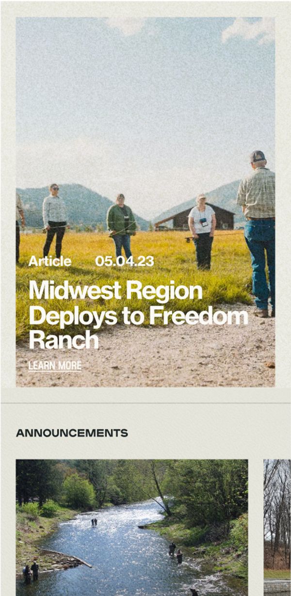 Project Healing Waters - Elva Design Group