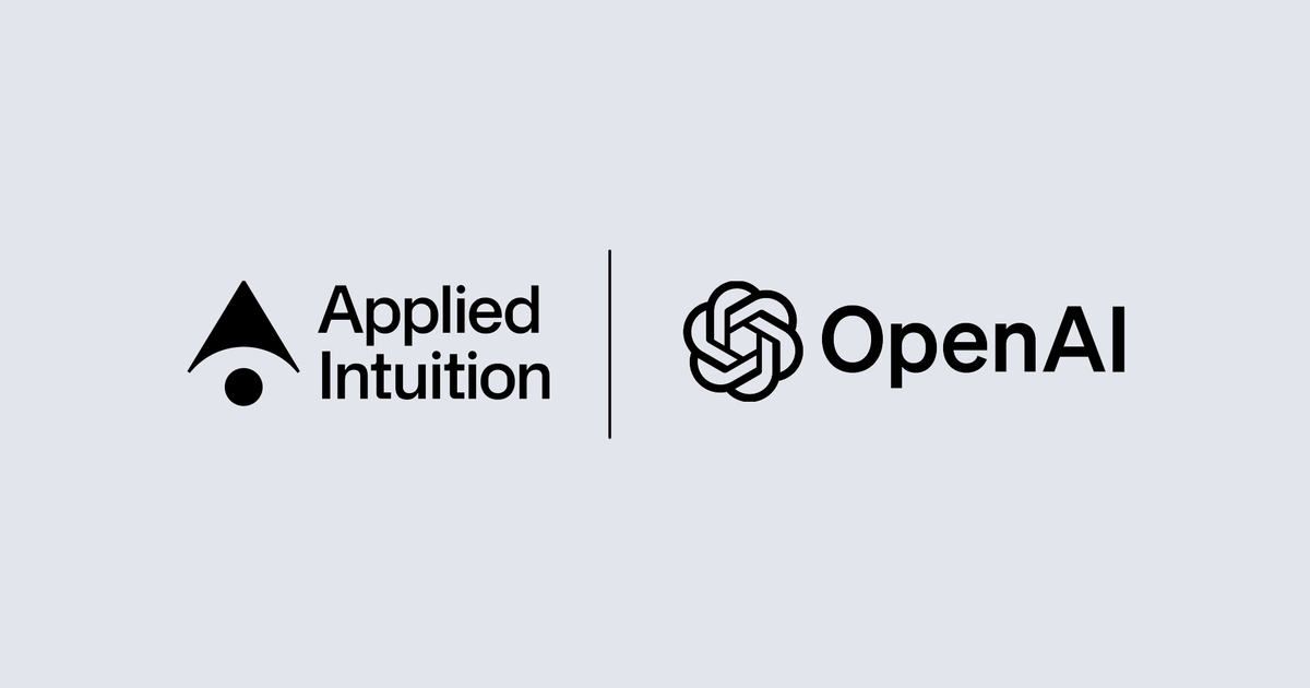 Applied Intuition and OpenAI collaborate on in-car experience