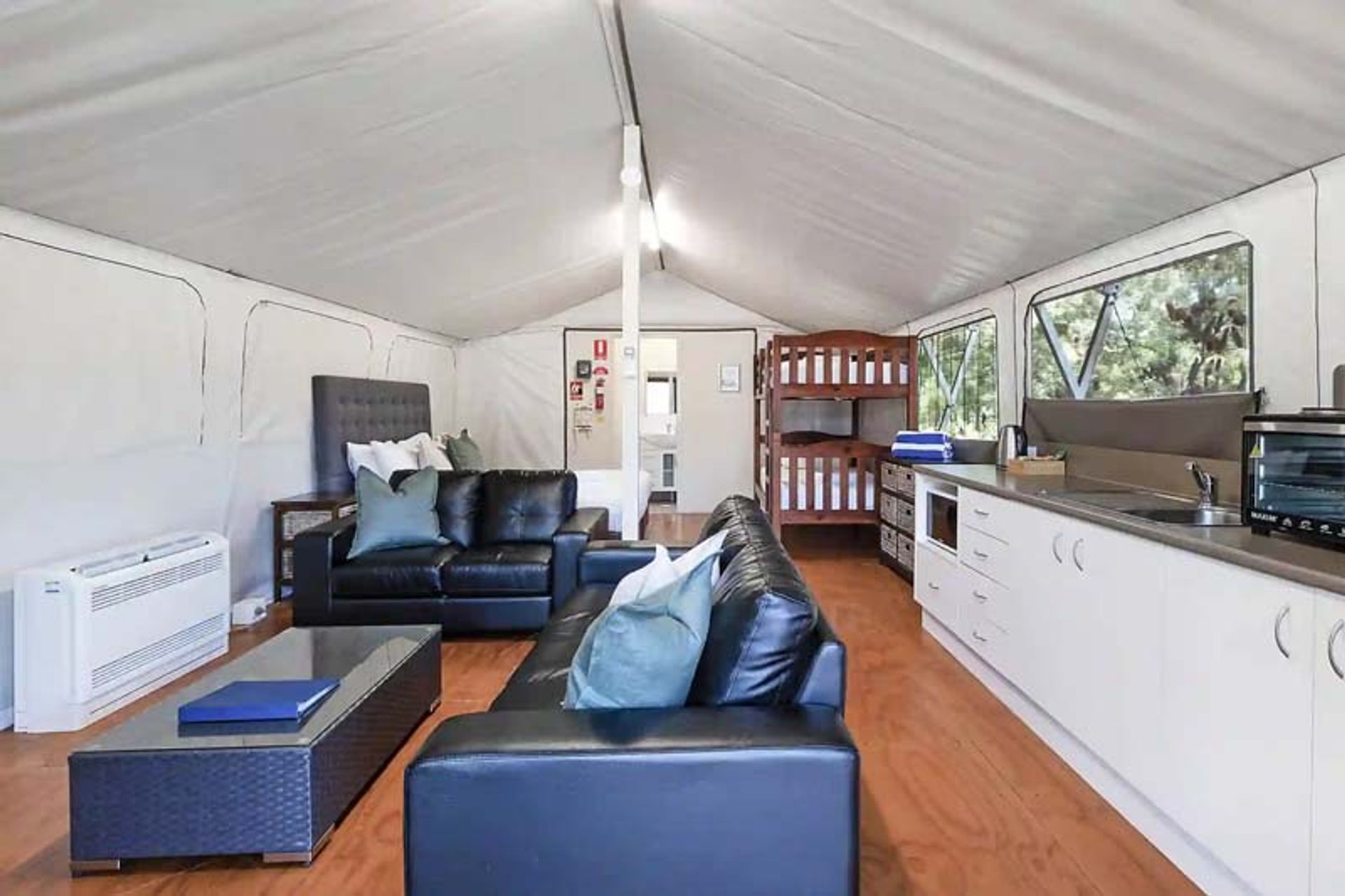 Deluxe Beach Tent | Jimmys Beach Holiday Park | Reflections Holiday Park