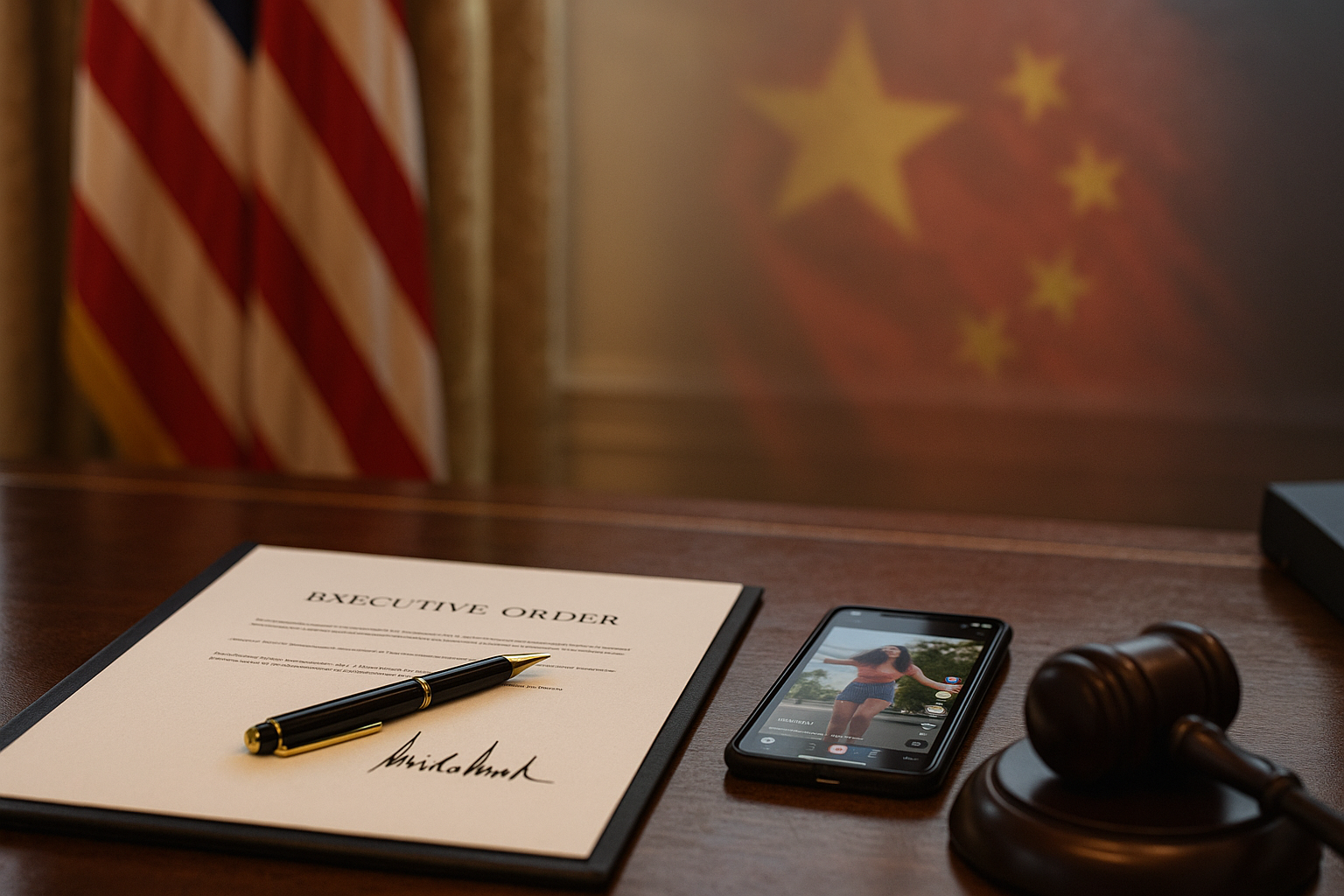 Trump Signs Order Certifying $14B TikTok Sale Plan; Oracle–Silver Lake Lead