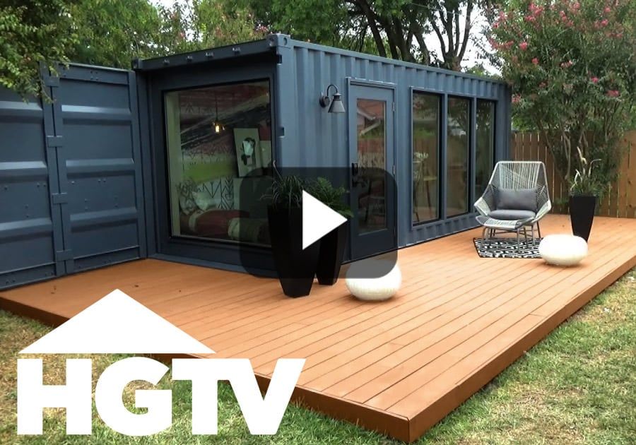 HGTV Container Home Episode uses BamDeck® Composite - Cali