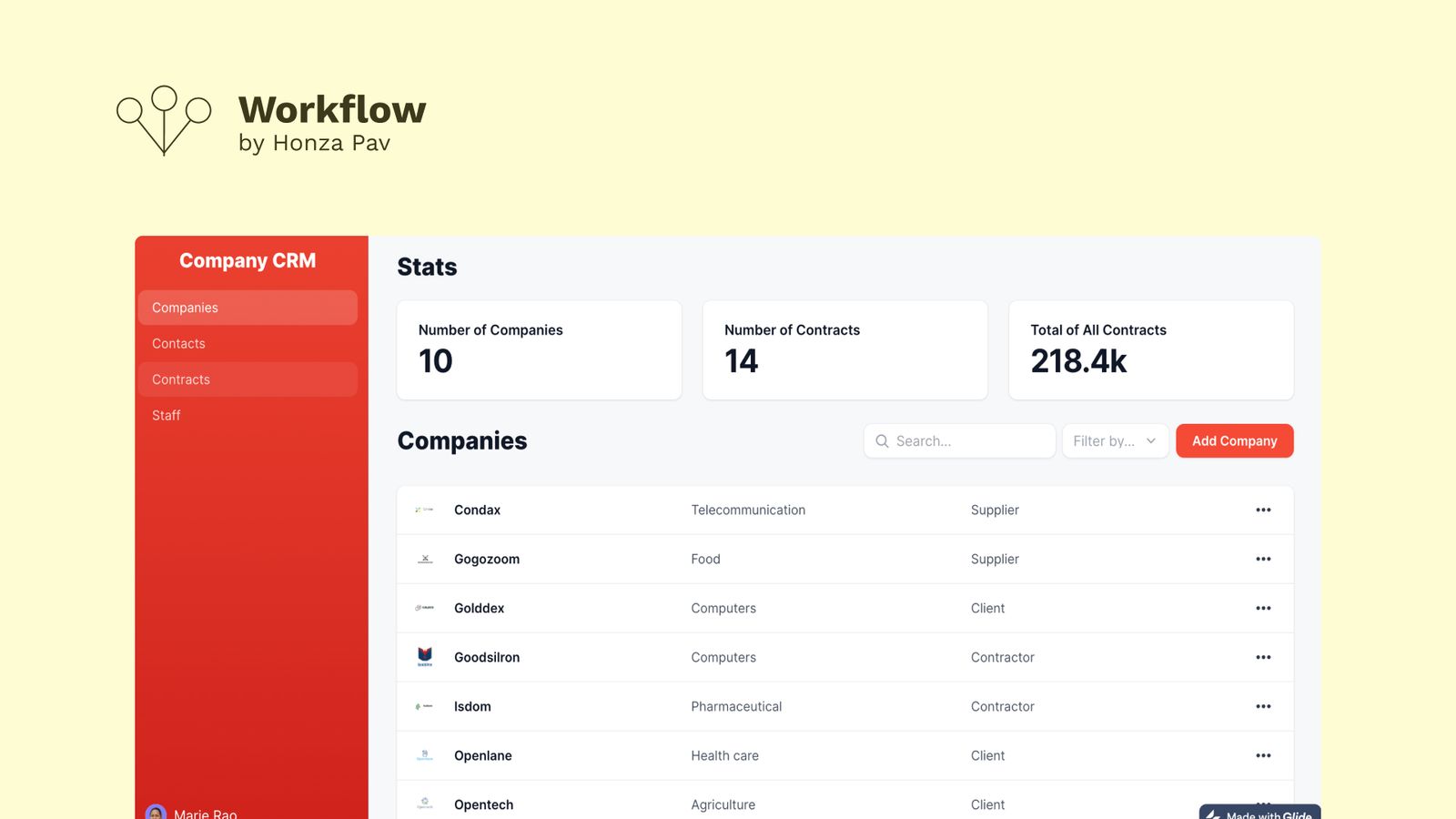 Glide Workflow