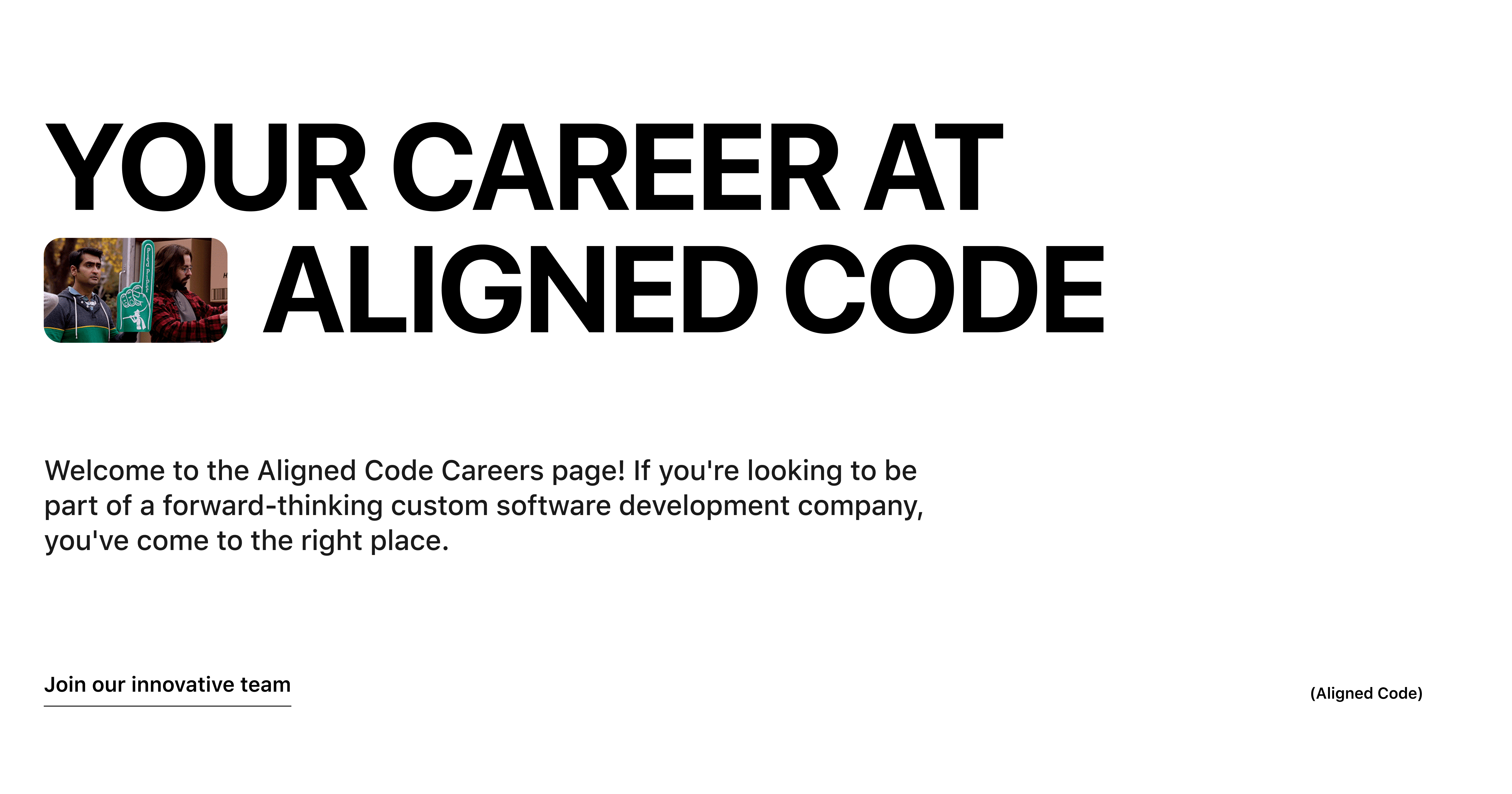 Careers | Aligned Code