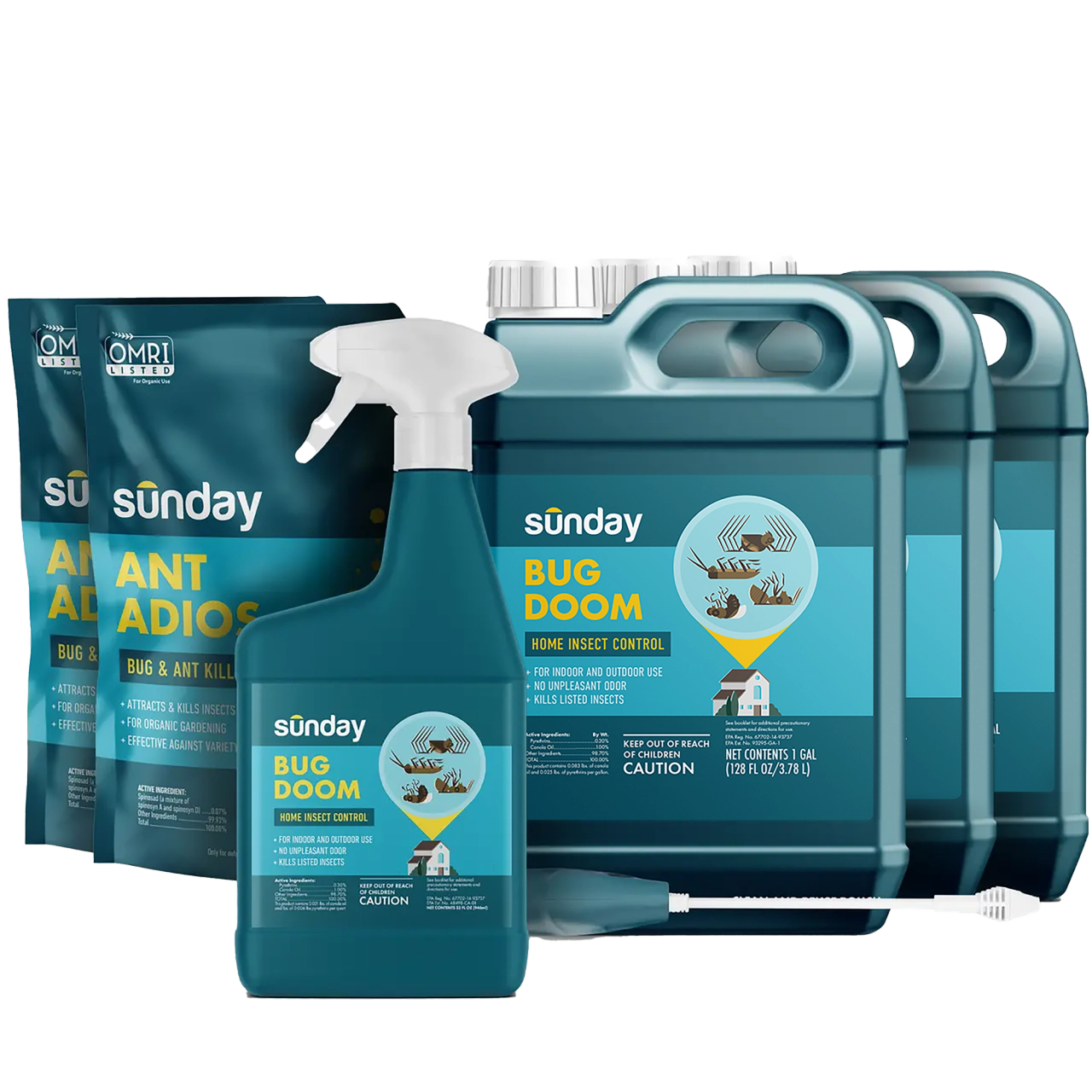 Large Total Home Pest Protection Subscription Plan | Sunday Lawn Care