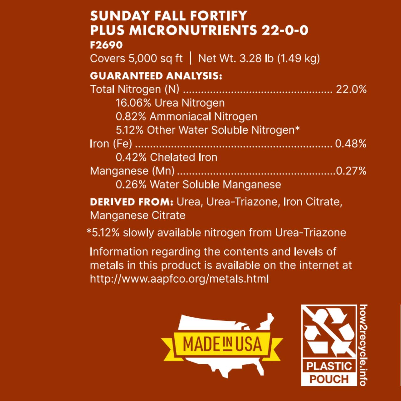 Fall Fortify Plus Liquid Lawn Fertilizer | Sunday Lawn Care