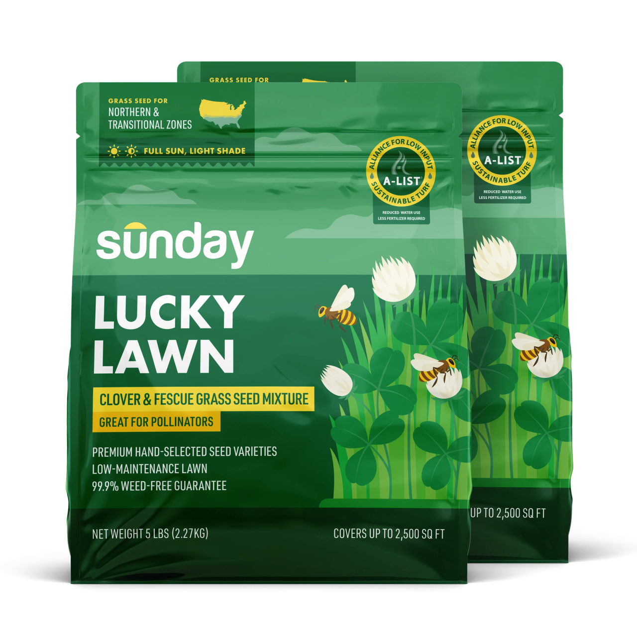 Lucky Lawn Grass Seed (2-pack) | Sunday Lawn Care