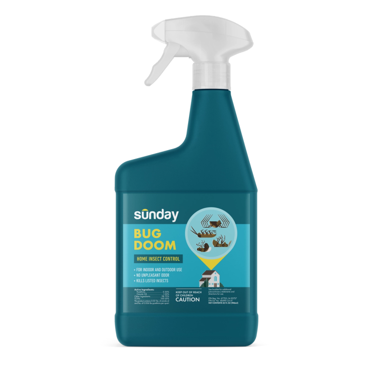 Bug Doom Indoor Insect Control Spray, 32 oz | Sunday Lawn Care