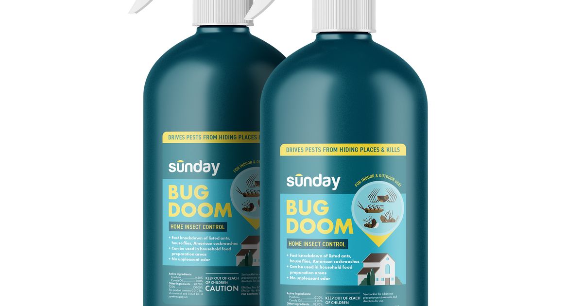 Bug Doom Indoor Insect Control Spray, 16 oz (2-pack) | Sunday Lawn Care