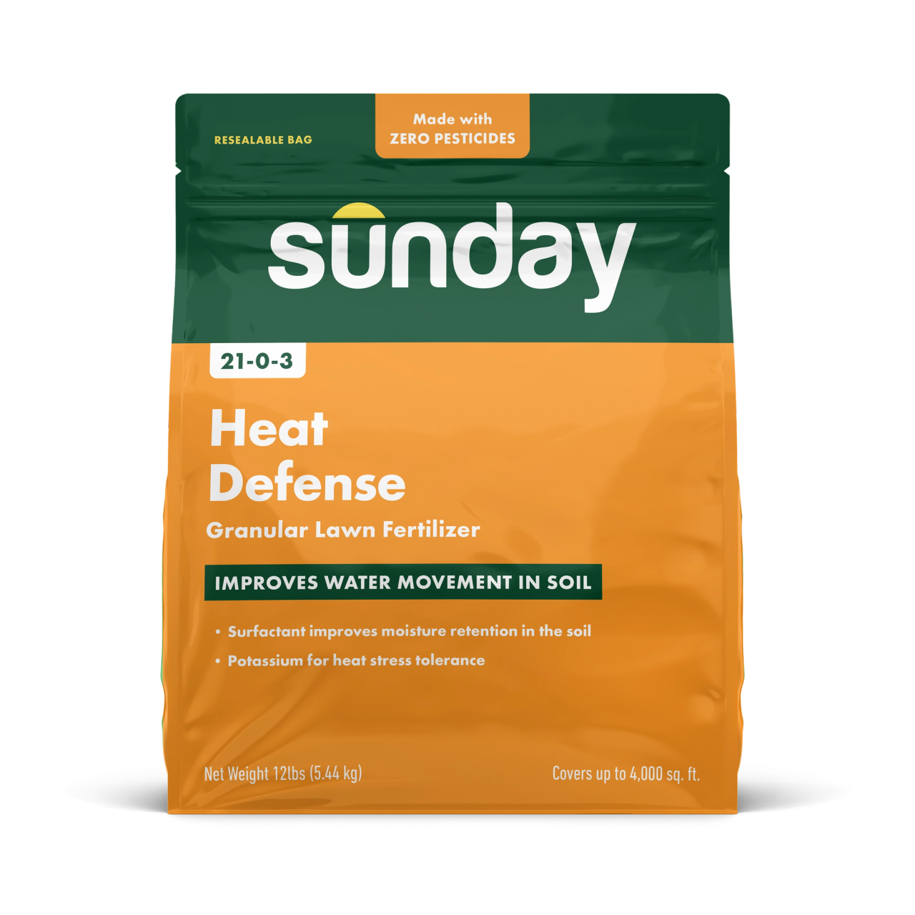 Heat Defense Granular 21-0-3 (12 lb) | Sunday Lawn Care