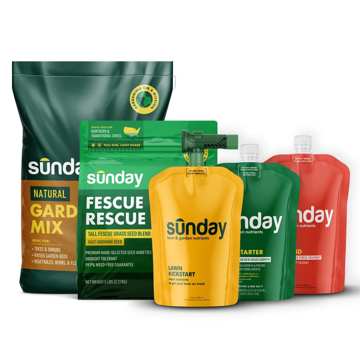 Start Your Lawn from Scratch Kit | Sunday Lawn Care