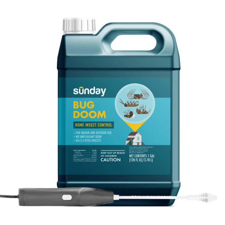 Bug Doom Home Insect Control Spray Gallon with Wand | Sunday Lawn Care