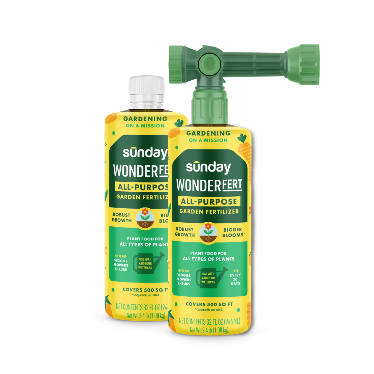 WonderFert All-Purpose Liquid Garden Fertilizer (2-pack) | Sunday Lawn Care