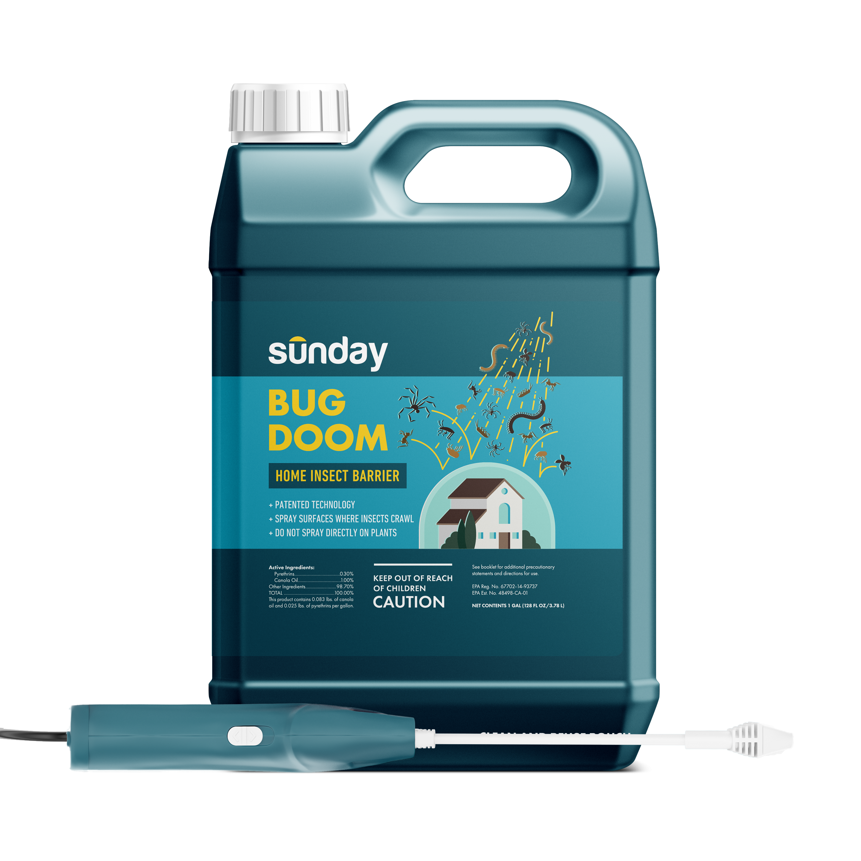 Bug Doom Indoor Insect Control Spray, 32 oz | Sunday Lawn Care