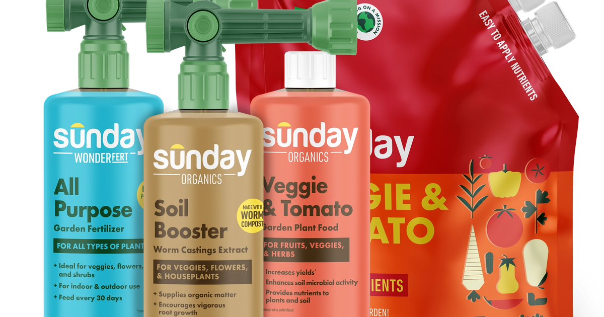 Complete Vegetable Fertilizer Kit | Sunday Lawn Care